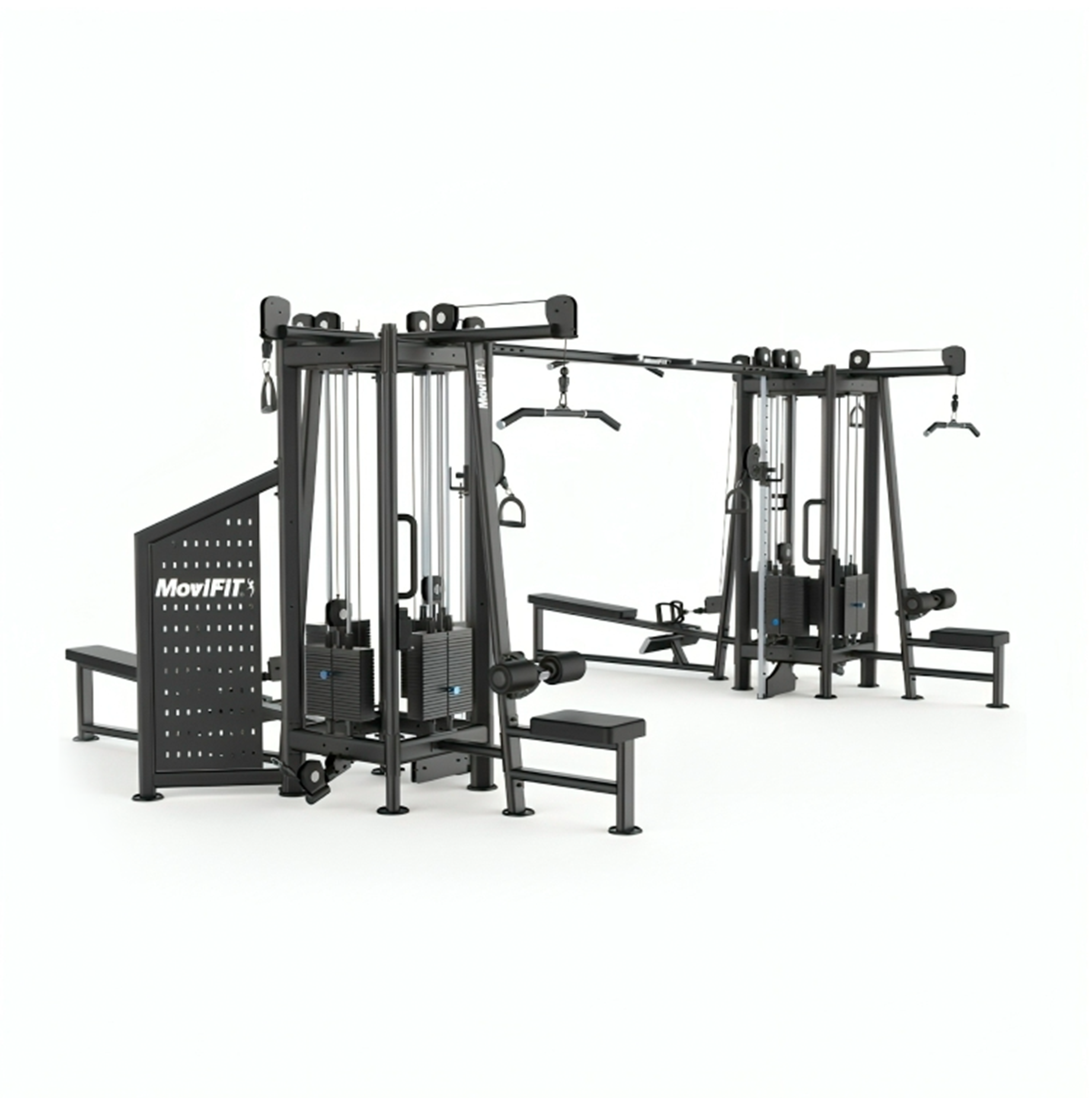 MOVIFIT MULTIFUNCIONAL DE 8 TORRES DE PESAS MOV-2066PF - Casa Olimpica ...